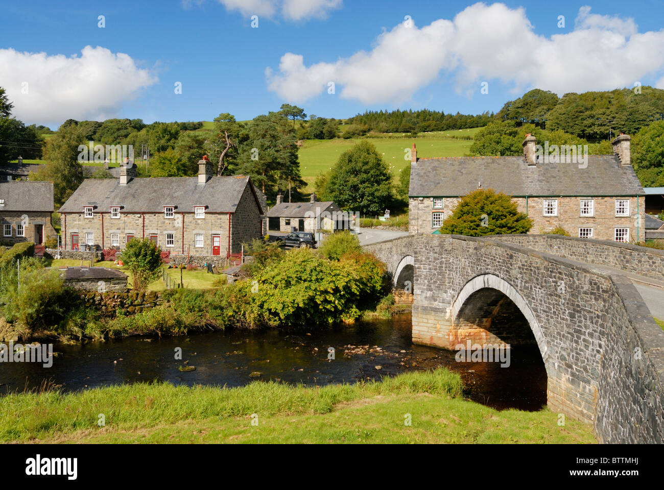 Ysbyty Ifan a small isolated village beside the river Conway in Gwynedd ...