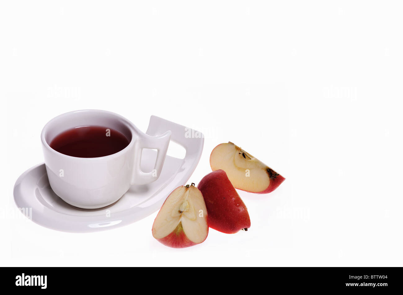 Fruit tea apple Cut Out Stock Images & Pictures - Alamy