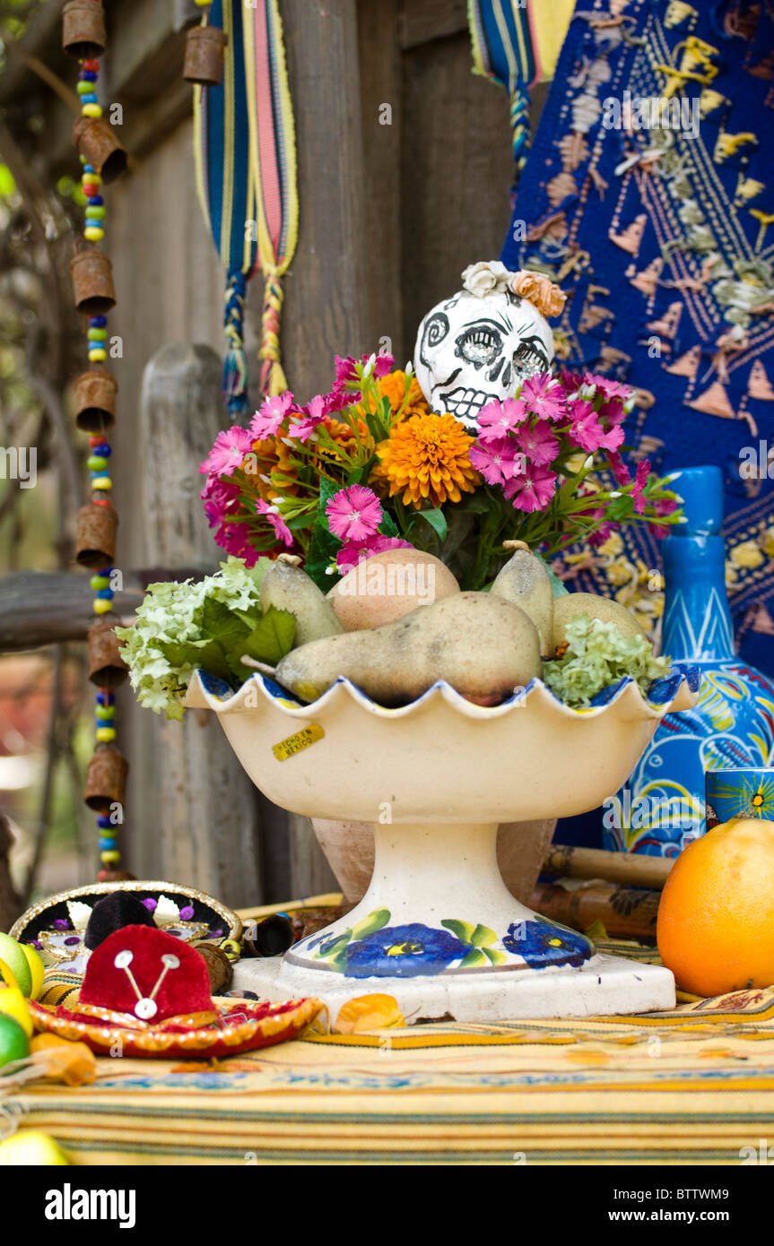 Mexican Scull Folk Death Art Stock Photo - Alamy