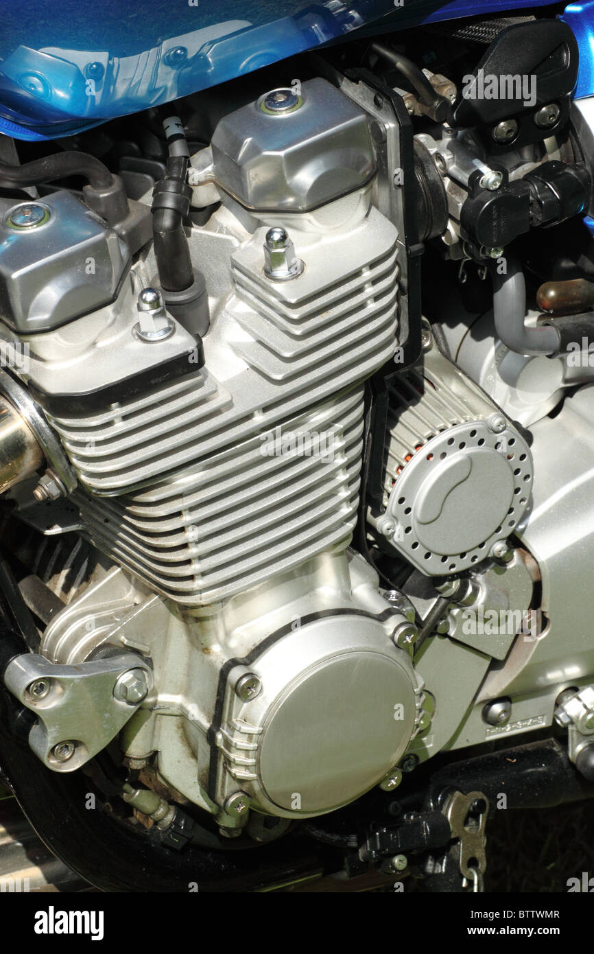 Side view of an engine of motorcycle Stock Photo - Alamy
