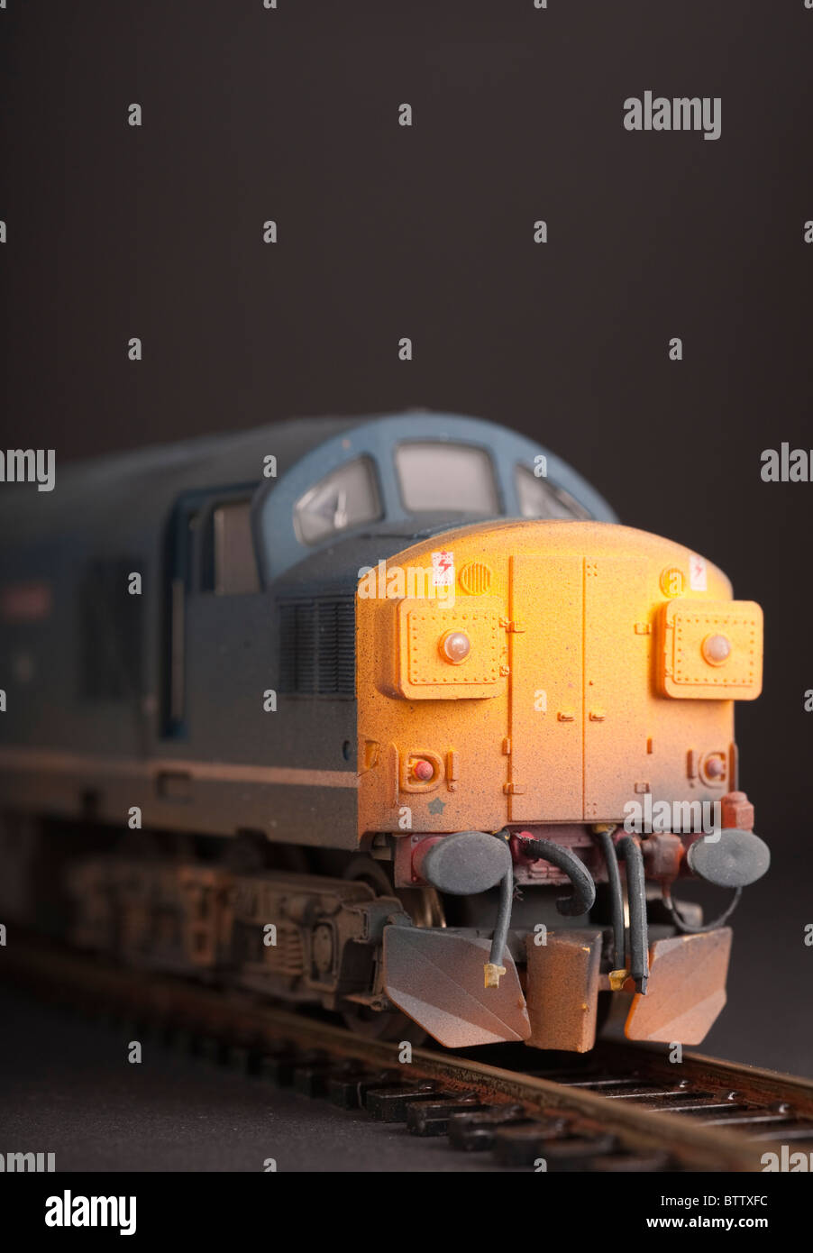 Class 37 Diesel Locomotive, Front View Stock Photo - Alamy