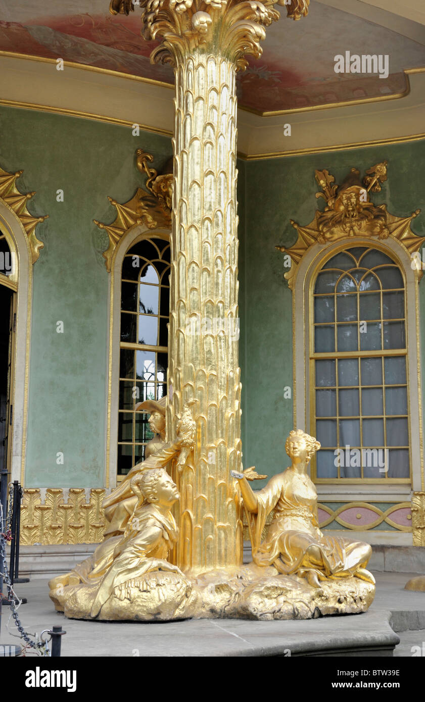 The Chinese tea house in Sanssouci Palace Potsdam, Germany Europe ...