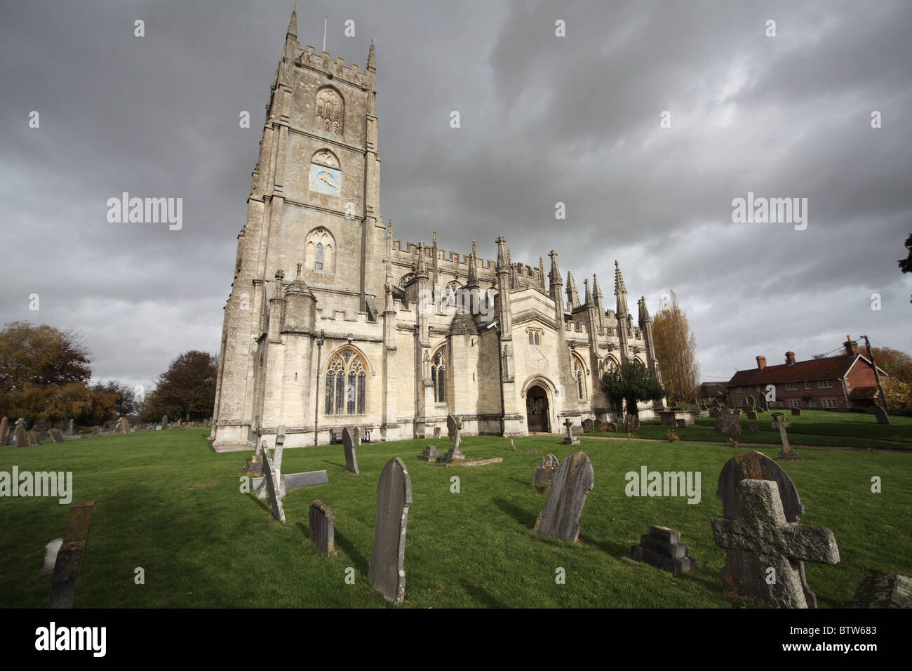 Parish Church of St Mary, Steeple Ashton, Wiltshire Stock Photo - Alamy