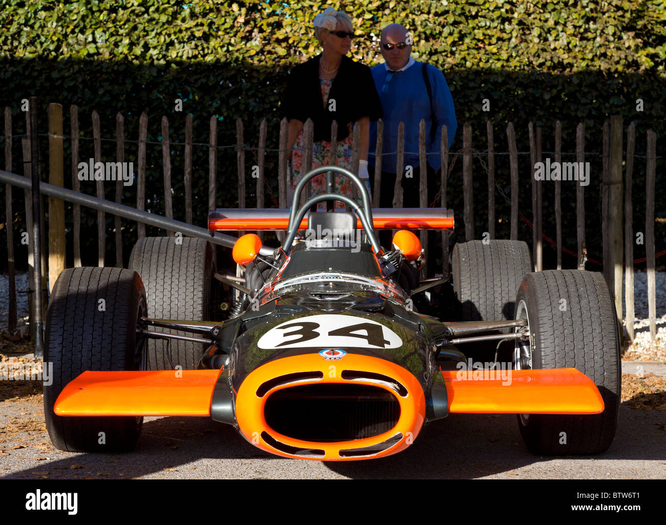 1968 BRM P133 GP car in the paddock at the 2010 Goodwood Revival ...