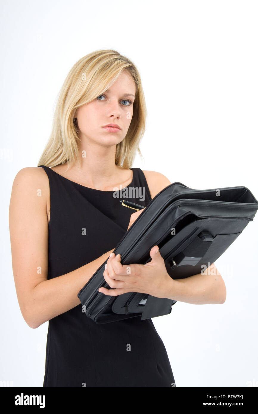 woman with briefcase Stock Photo - Alamy