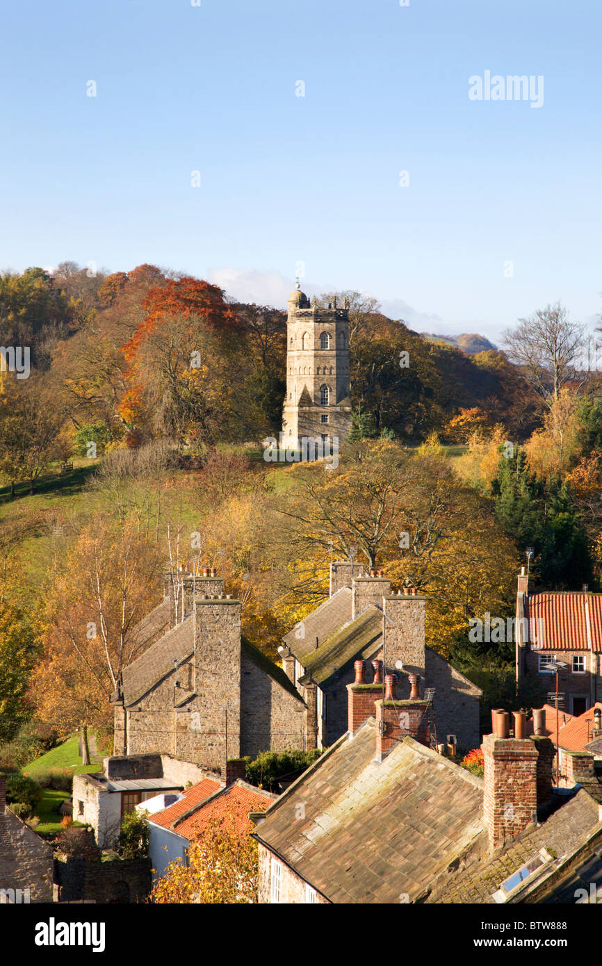 Culloden Tower Richmond North Yorkshire England Stock Photo - Alamy
