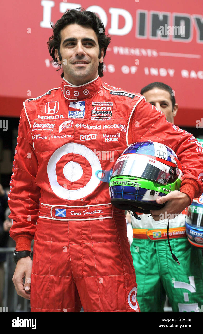 The 2009 Indianapolis 500 Race Car Drivers Line-Up Stock Photo - Alamy