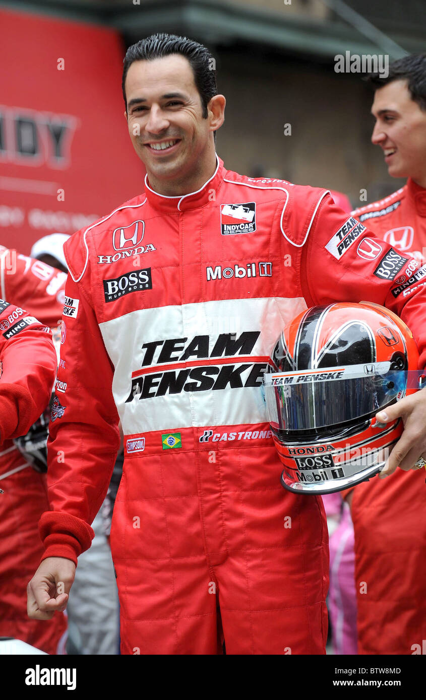 The 2009 Indianapolis 500 Race Car Drivers Line-Up Stock Photo - Alamy
