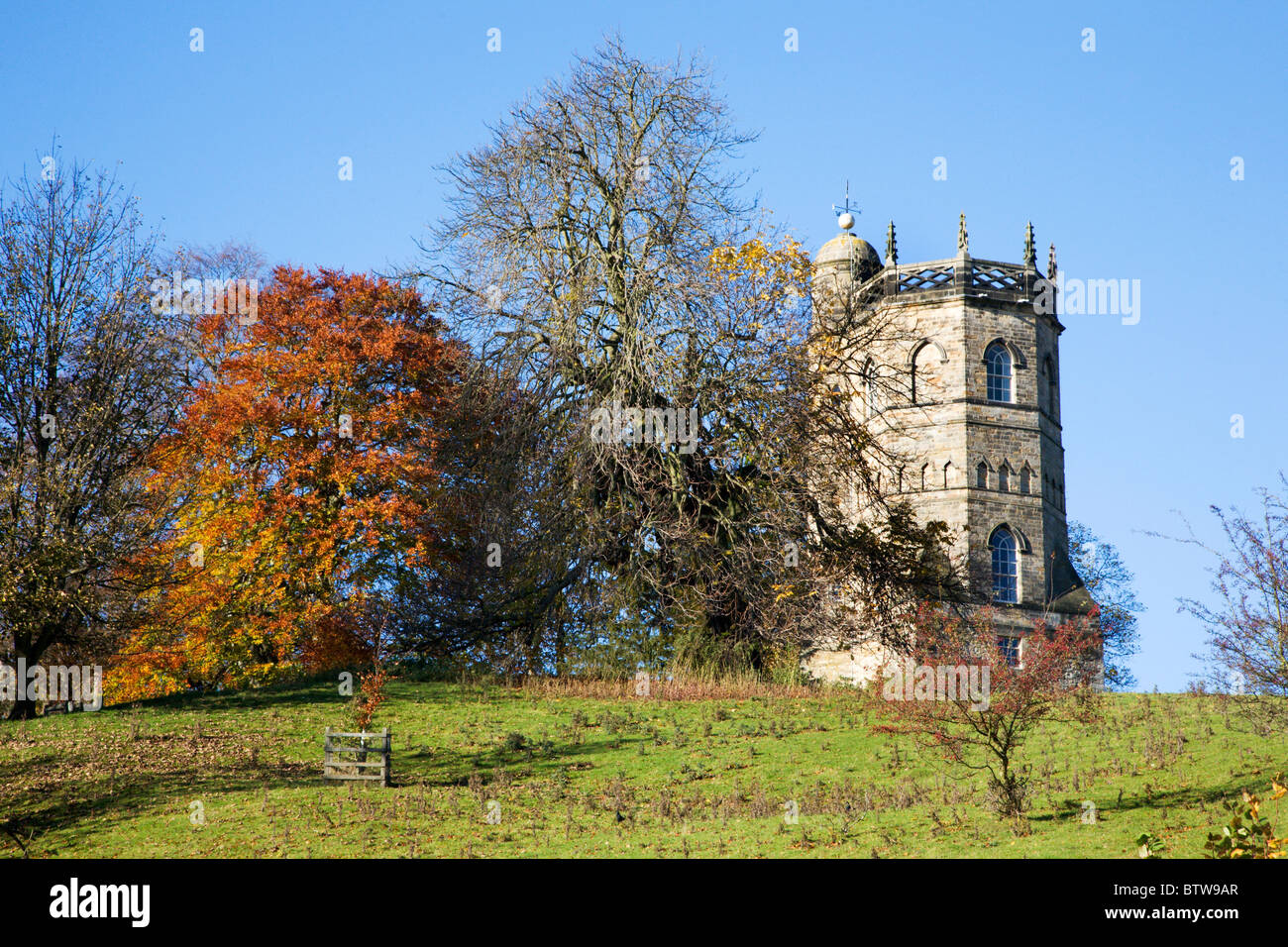 Culloden Tower Richmond North Yorkshire England Stock Photo - Alamy