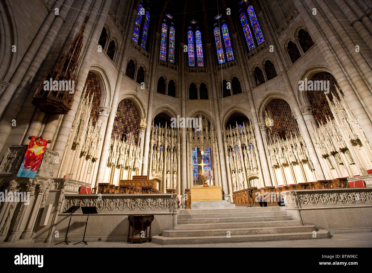 Interior of Riverside Church Stock Photo - Alamy
