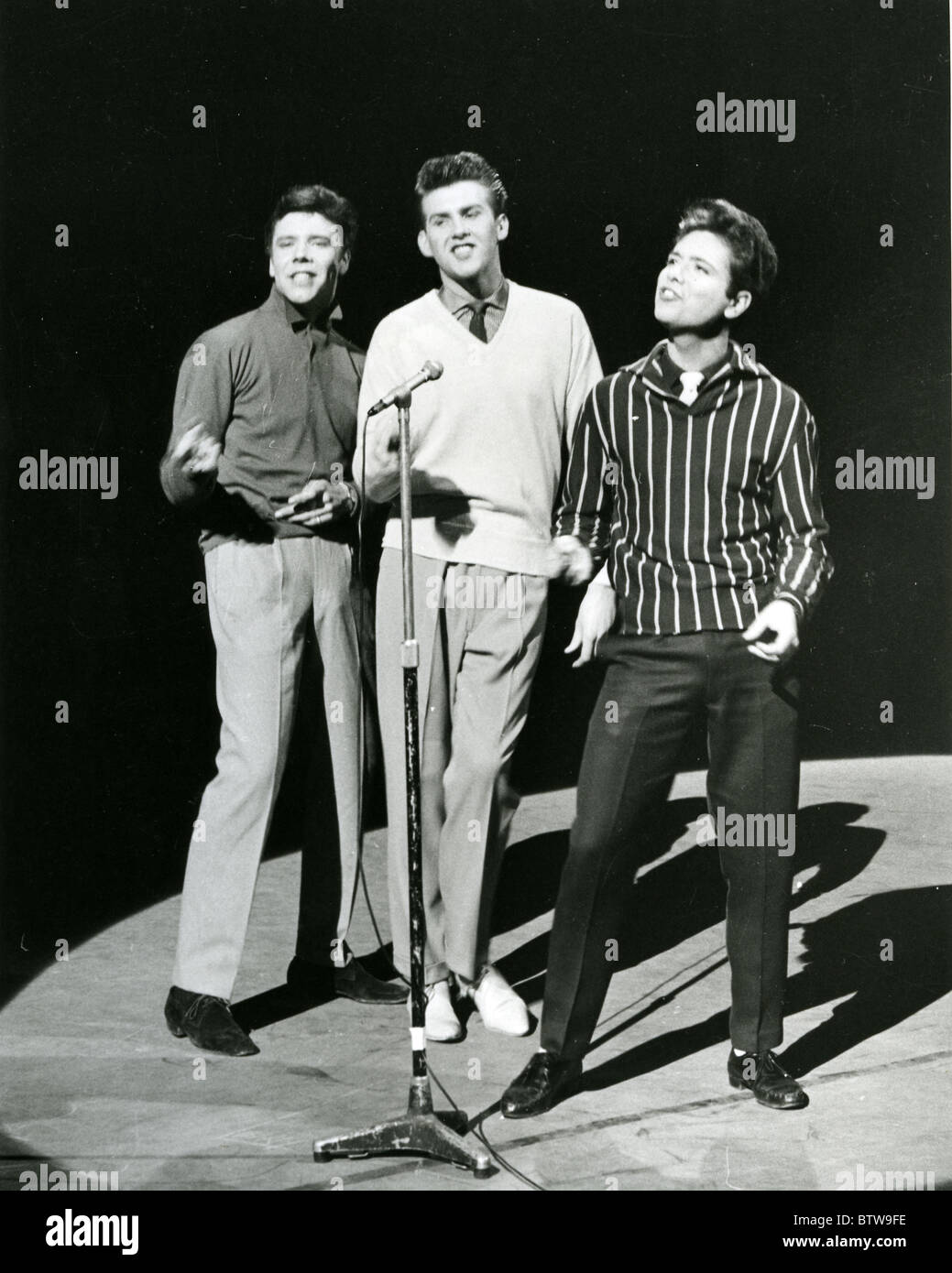 OH BOY ! ABC UK TV show in 1958 with from left Marty Wilde, Vince Eager ...