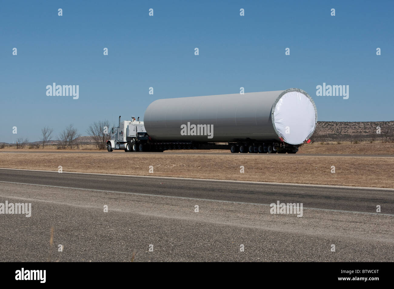 Wind farm diesel truck hi-res stock photography and images - Alamy