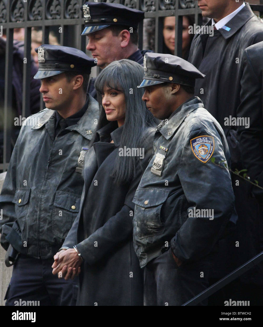 Angelina Jolie Films Scenes for SALT Stock Photo - Alamy
