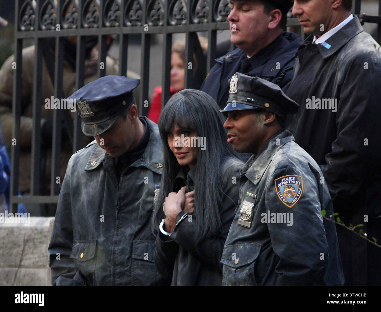 Angelina Jolie Films Scenes for SALT Stock Photo - Alamy