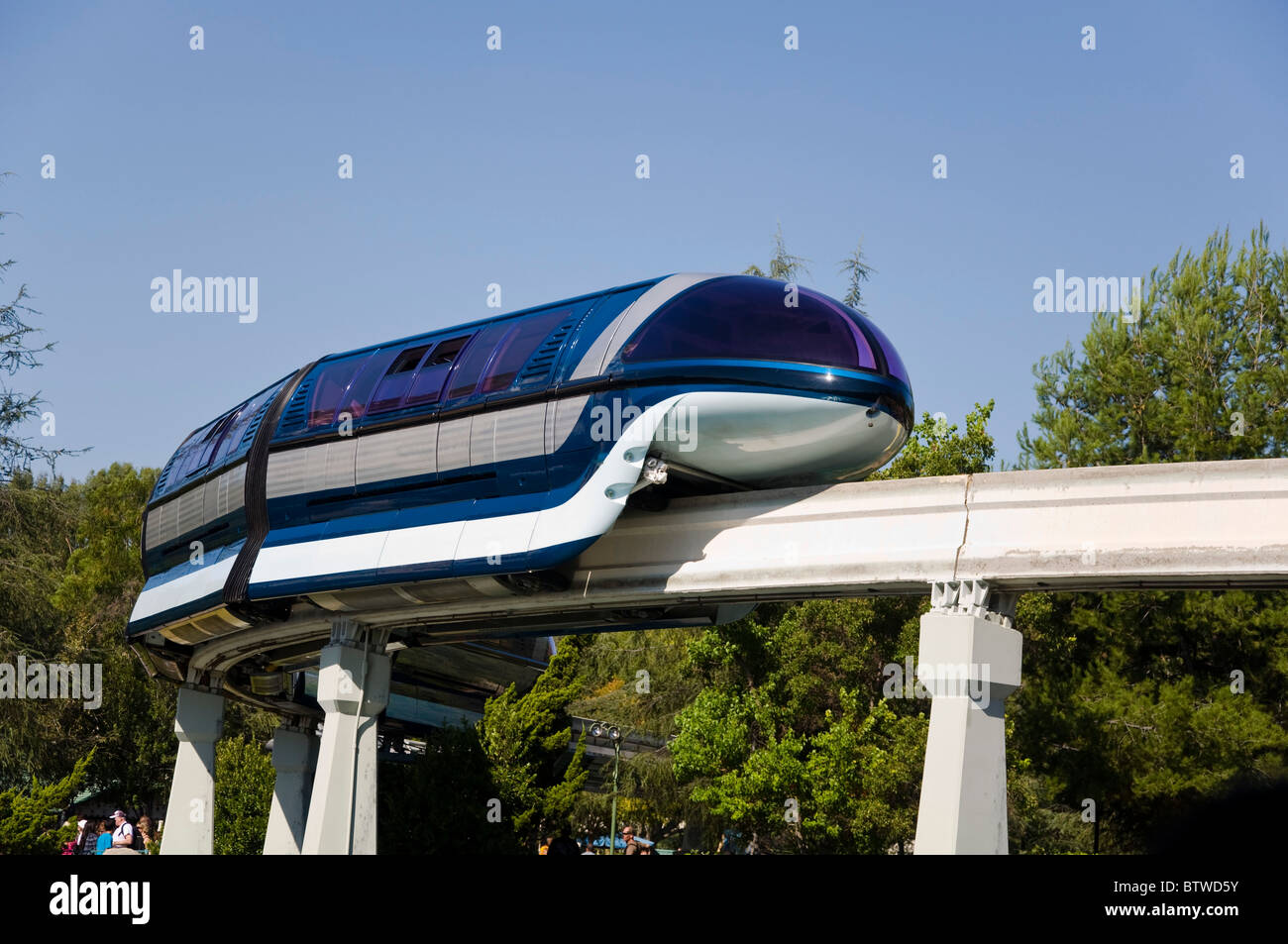 Disneyland Monorail Inside