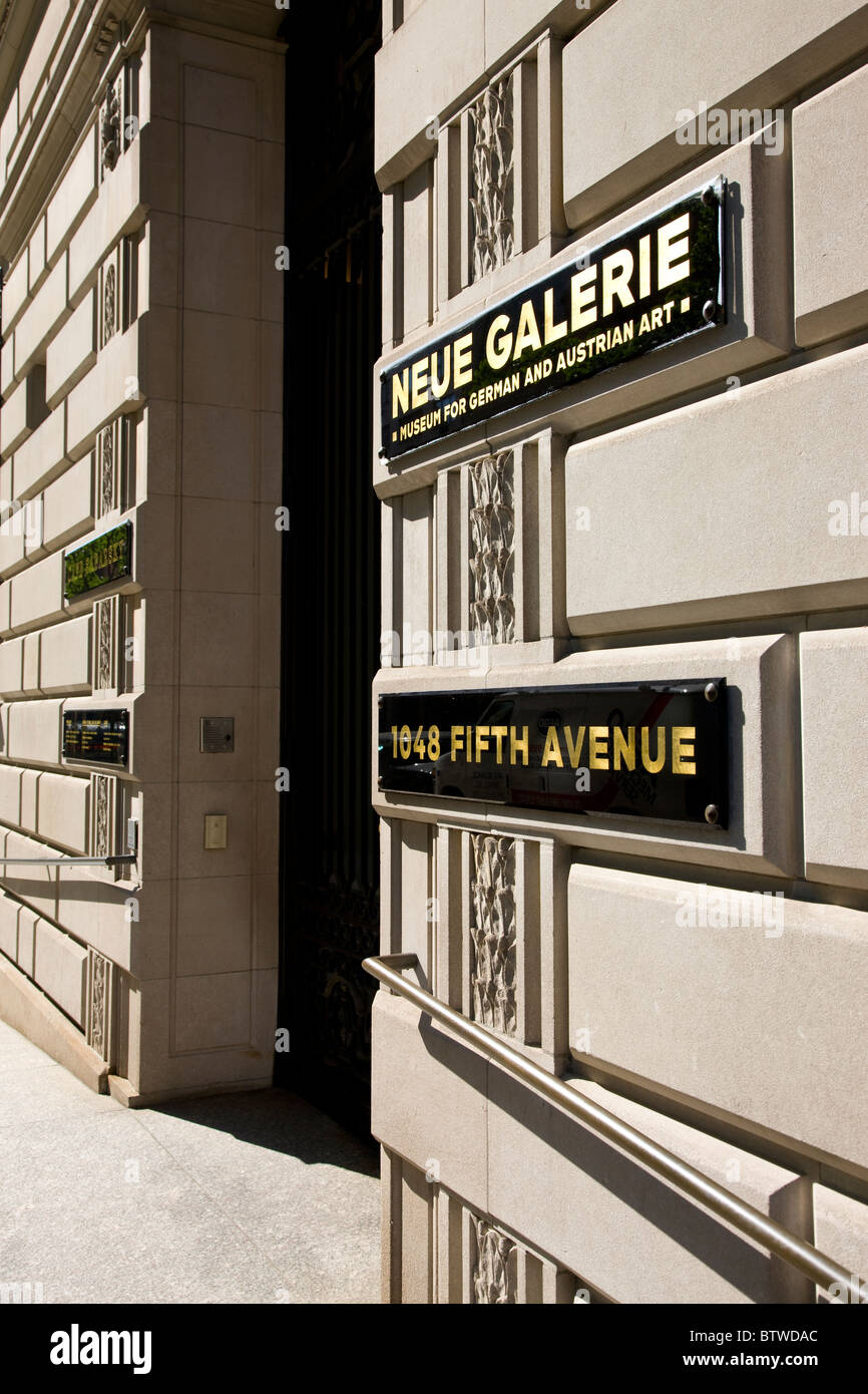 Neue galerie new york hi-res stock photography and images - Alamy