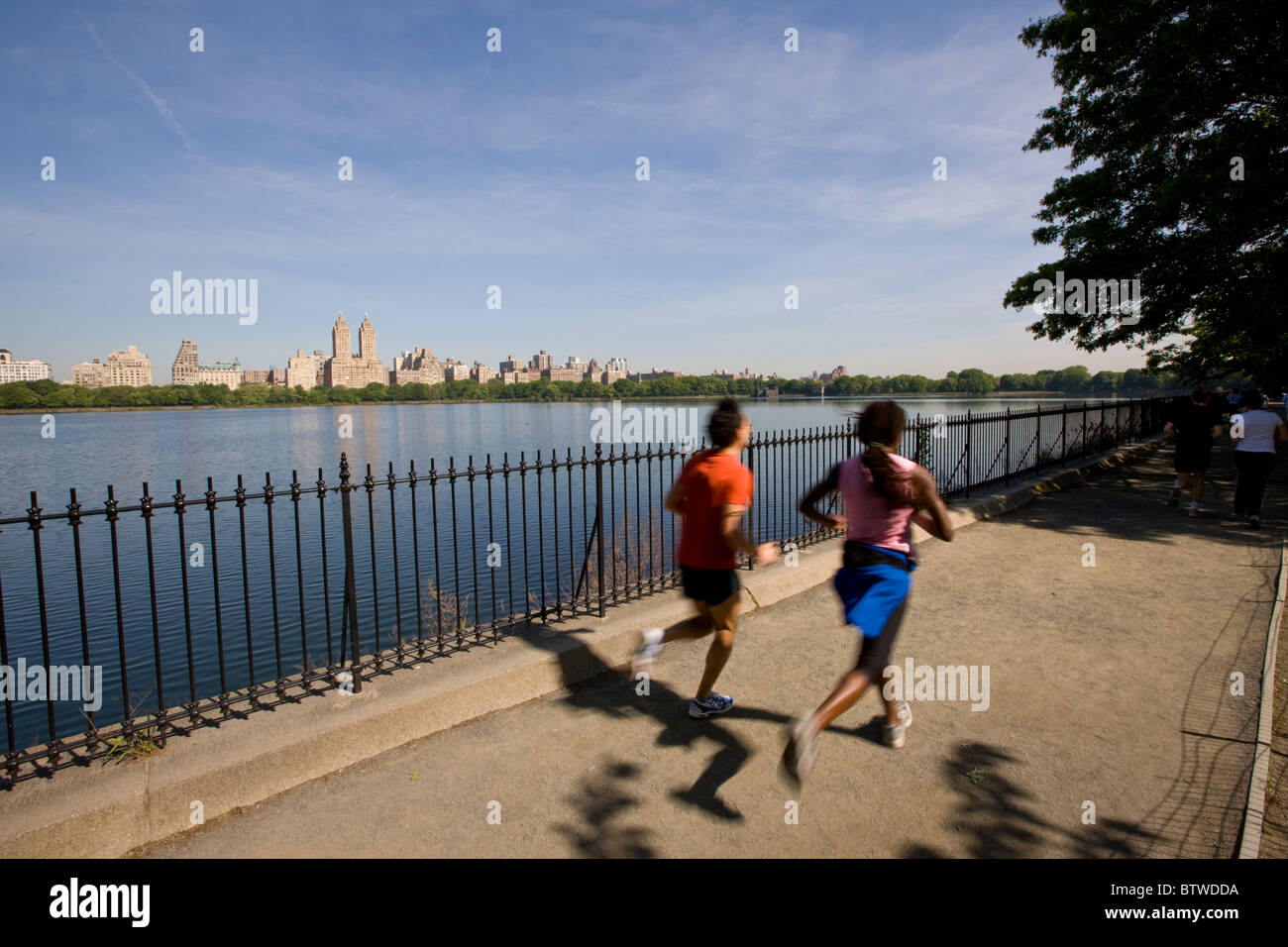 Central Park Reservoir Stock Photo - Alamy