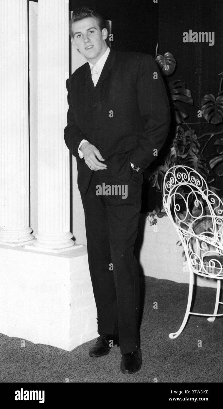 VINCE EAGER -UK rock singer in 1958 Stock Photo - Alamy
