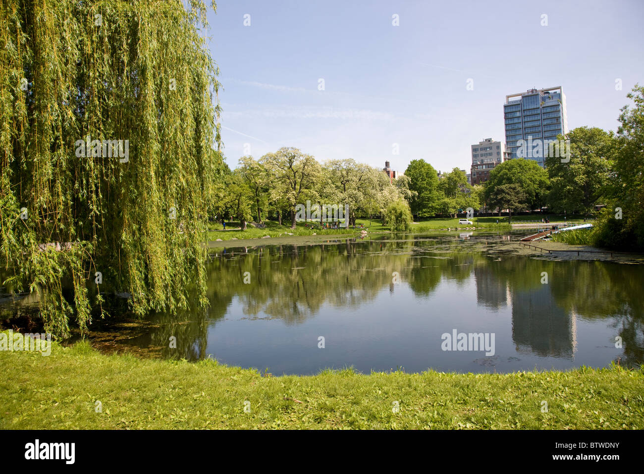 Harlem Meer in Central Park Stock Photo - Alamy