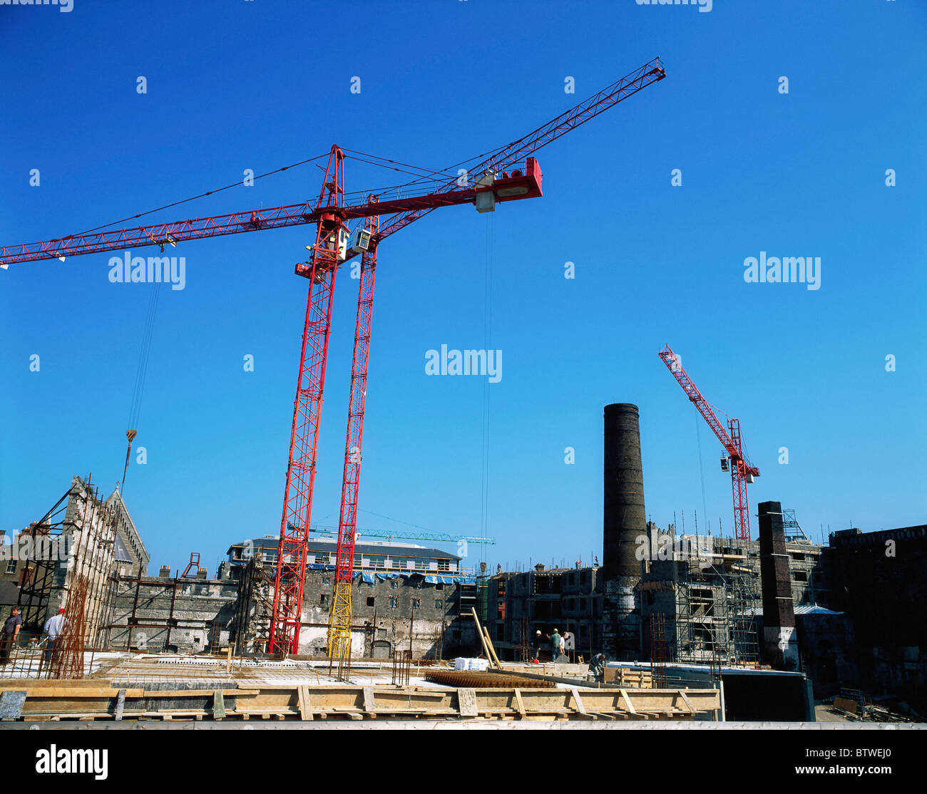 Construction Site, Dublin, Co Dublin, Ireland Stock Photo - Alamy
