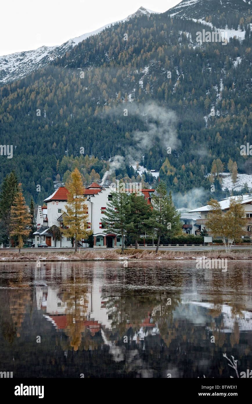 wildsee lake seefeld tirol austria Stock Photo - Alamy