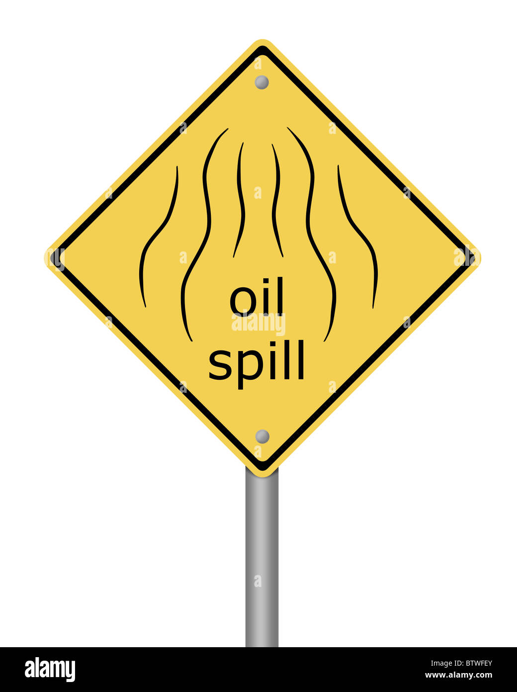 Oil spill warning sign hi-res stock photography and images - Alamy