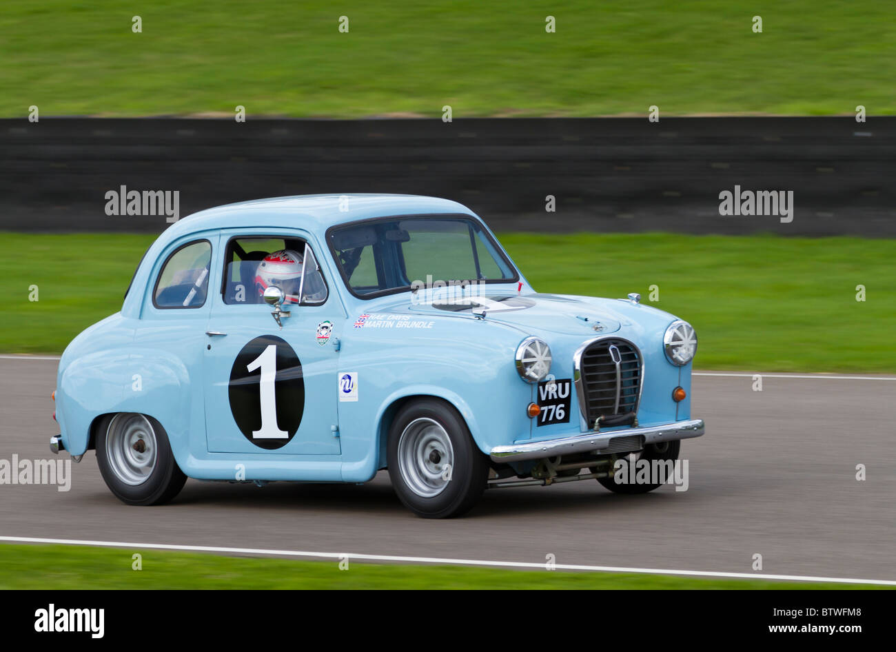 1957 austin a35 driver martin hi-res stock photography and images - Alamy