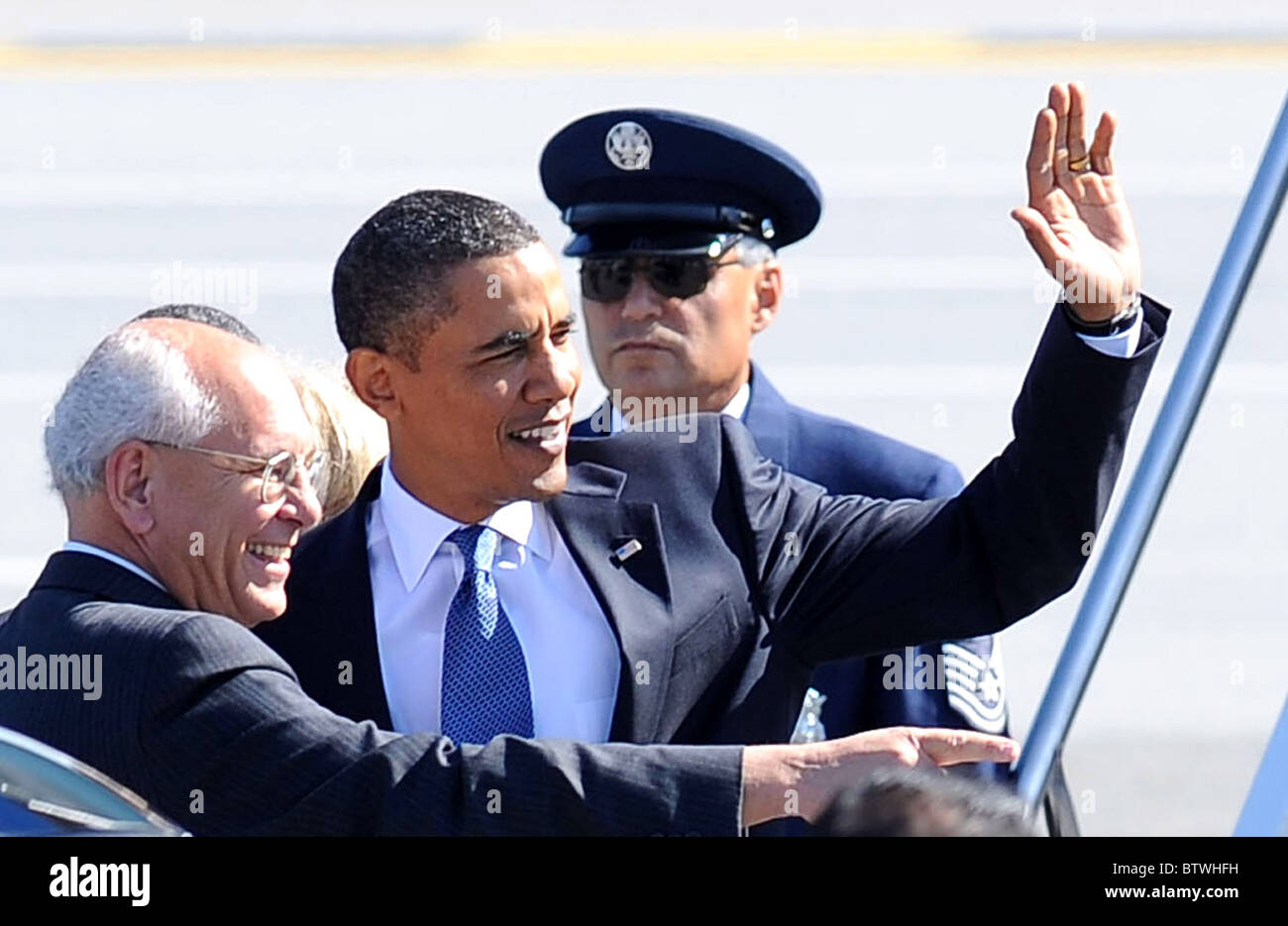US President Barack Obama Visits Albany in Upstate New York Stock Photo ...