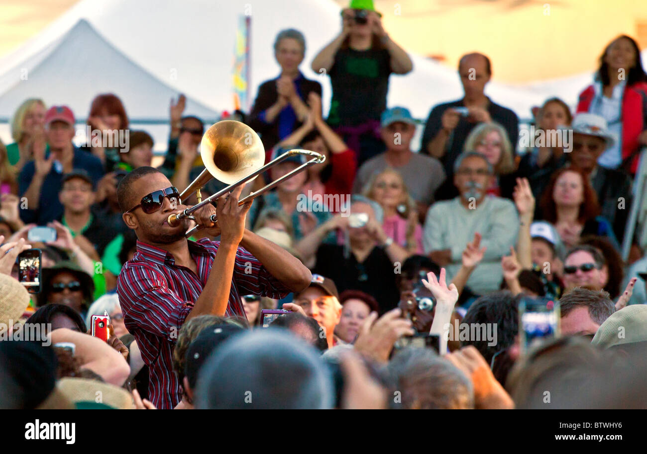 Trombone shorty hi-res stock photography and images - Alamy