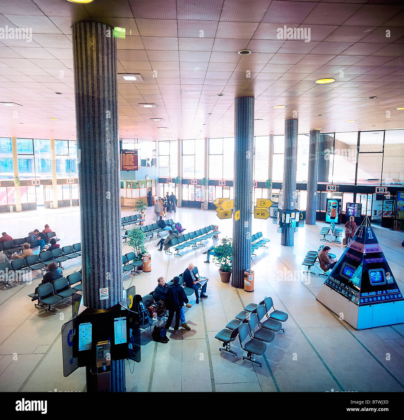 Busaras, Dublin's Bus Station, Dublin, Co Dublin, Ireland Stock Photo ...