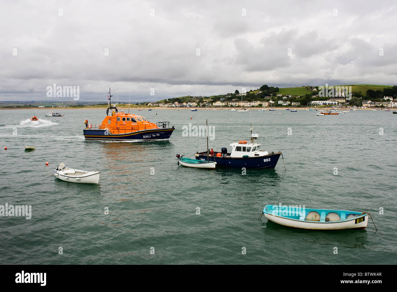 Appledore RNLI lifeboat Tamar Class 'Mollie Hunt' at Appledore, North ...