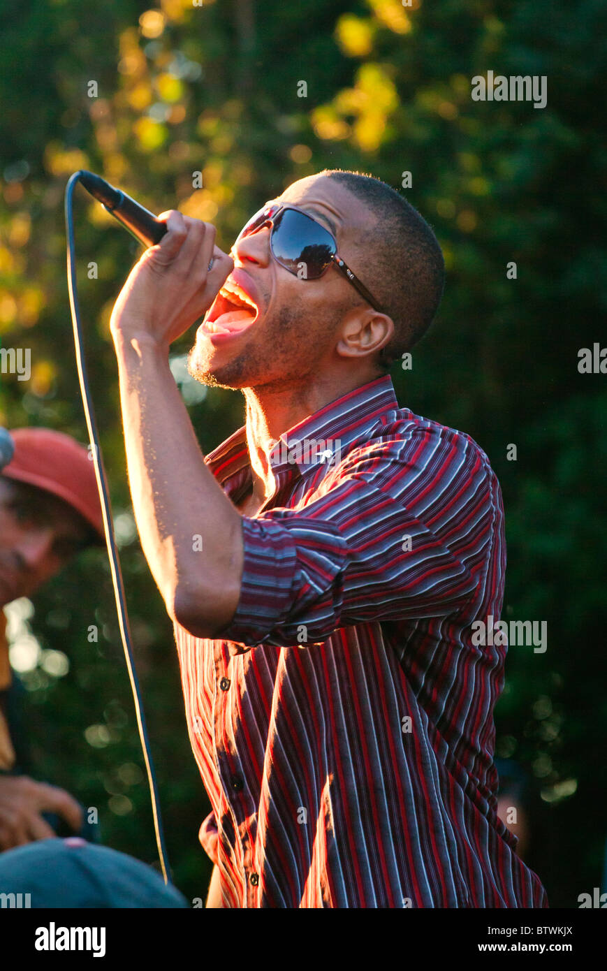 TROY ANDREWS know as TROMBONE SHORTY performs with his band on the ...