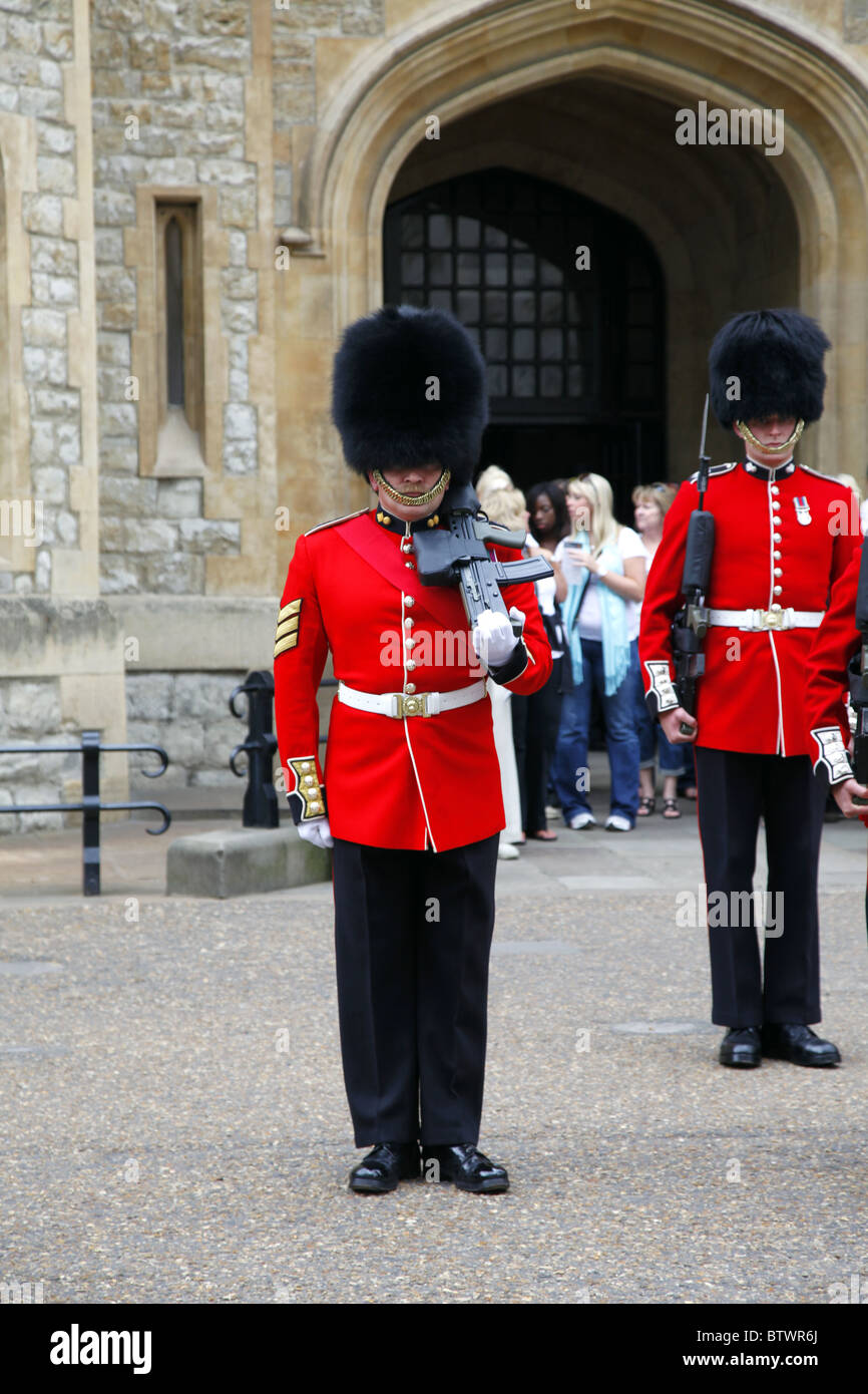 Bearskin hat guards hi-res stock photography and images - Alamy