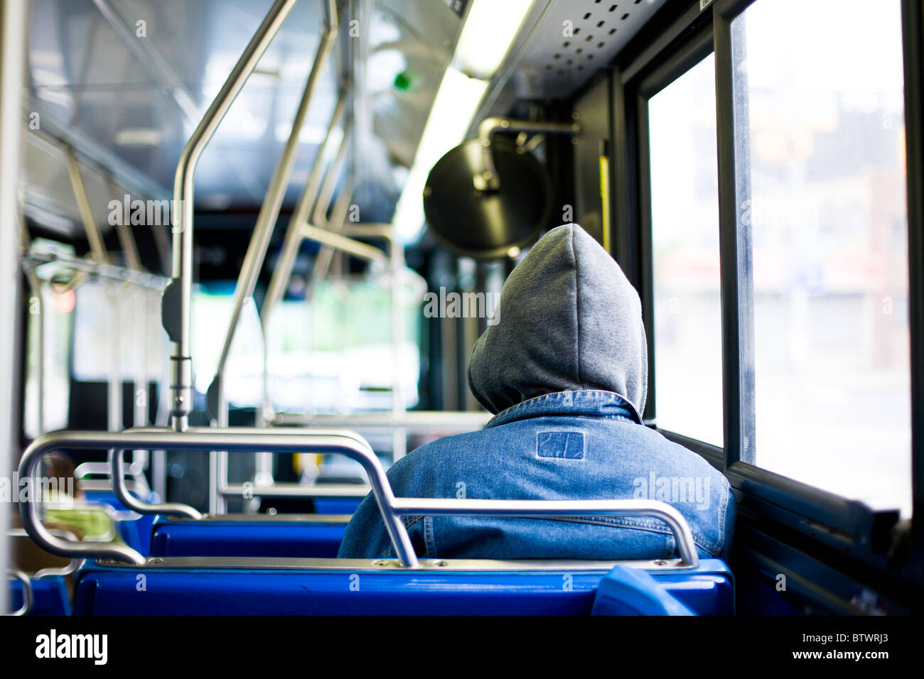 Inside city bus hi-res stock photography and images - Alamy