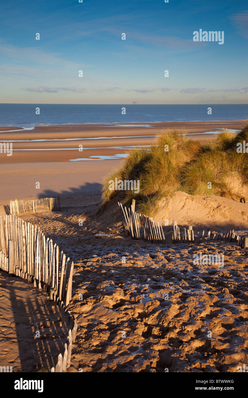 Lancashire coast sand dunes hi-res stock photography and images - Alamy