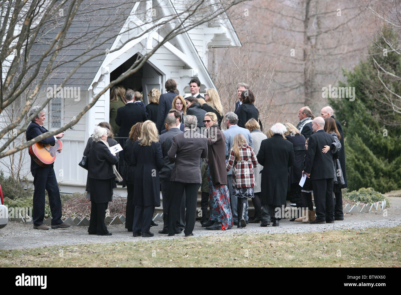 Natasha richardsons funeral hi-res stock photography and images - Alamy