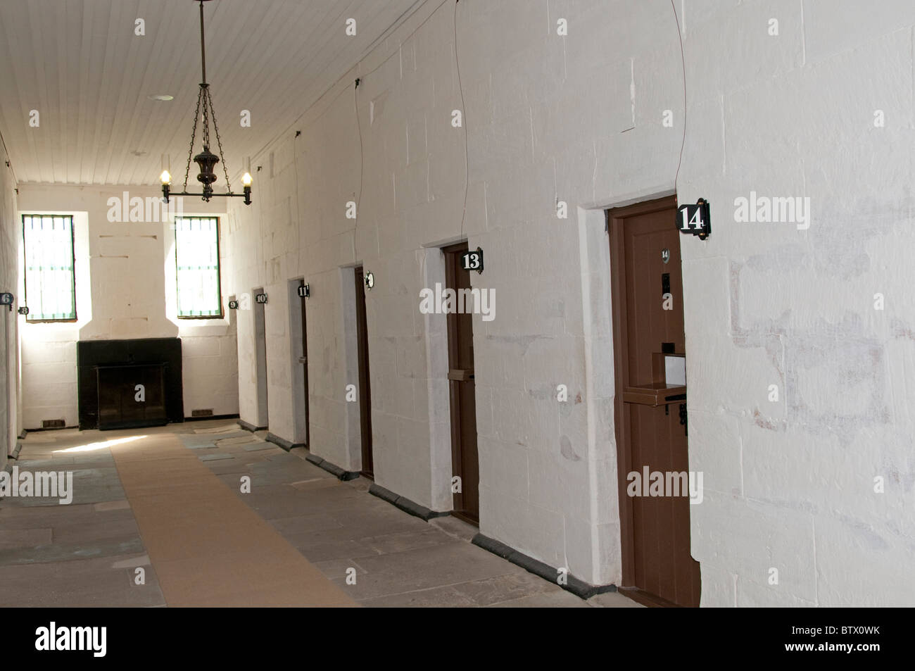 Prison cells in the Separate Prison at Port Arthur Historic Site ...
