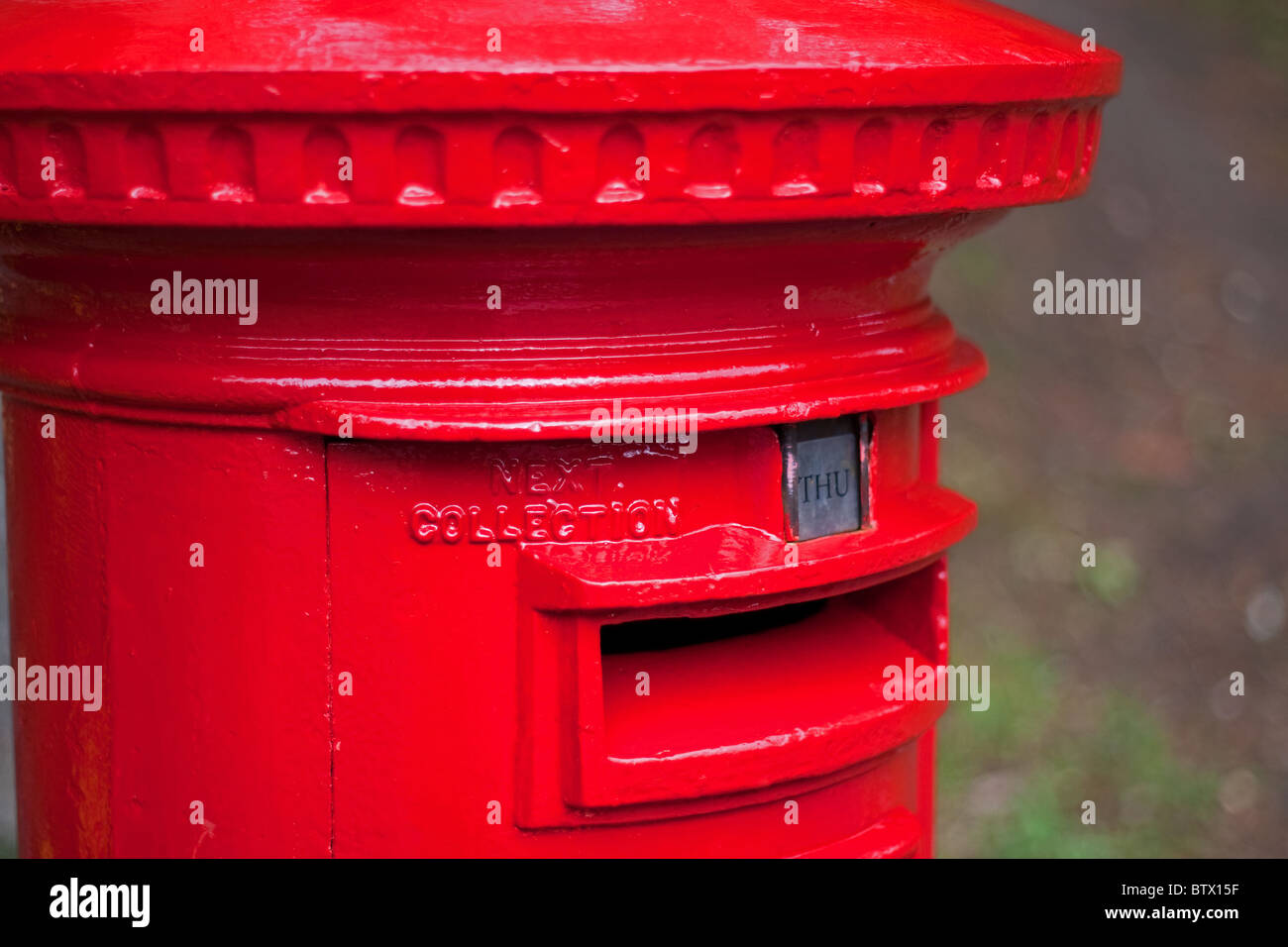Red GR Pillarbox Stock Photo - Alamy