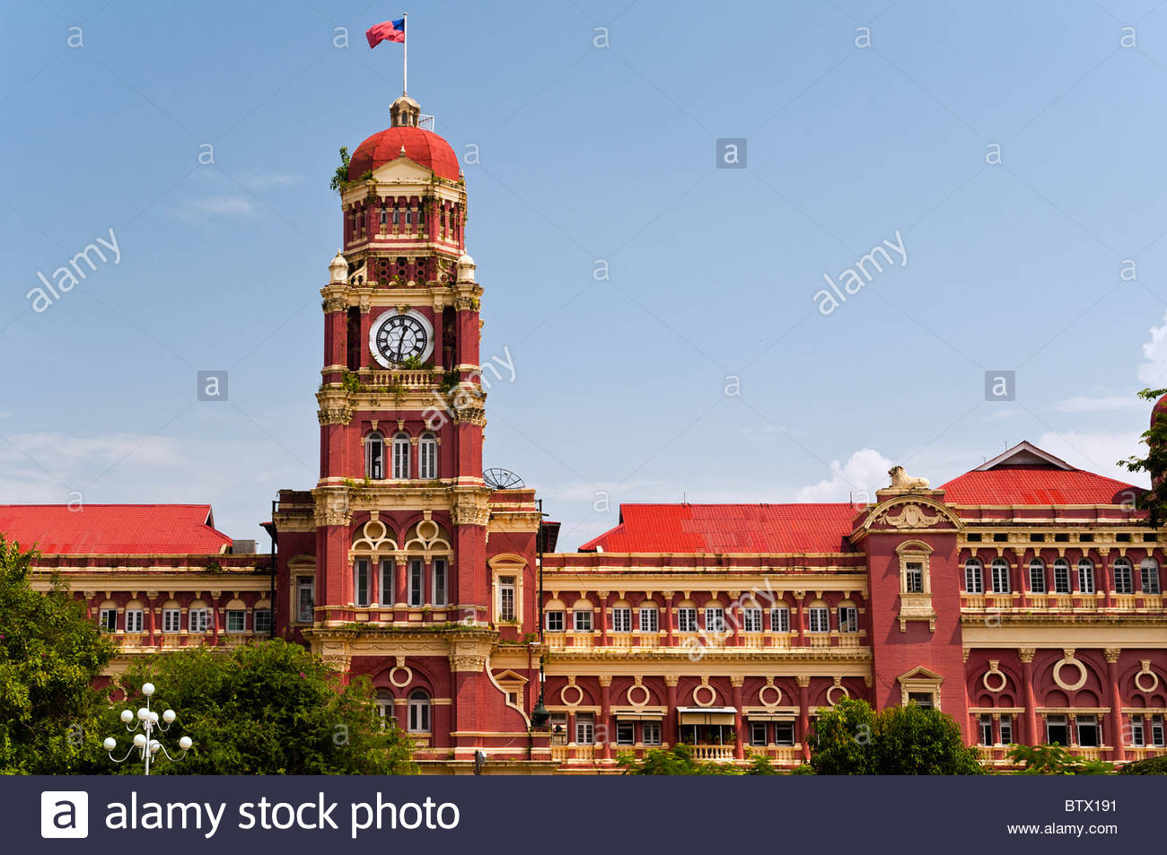 Yangon Architecture Yangon Building High Resolution Stock Photography ...