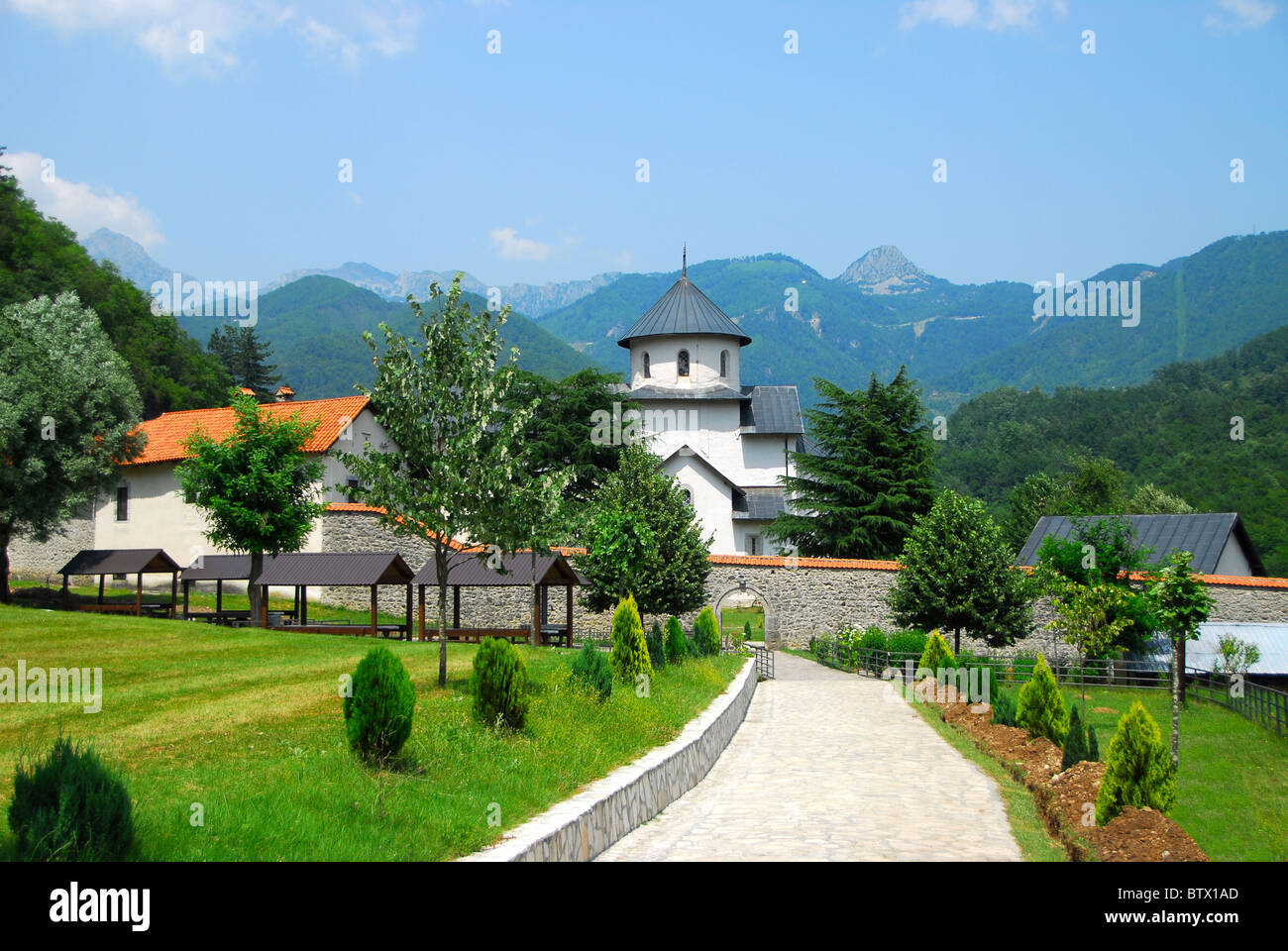 Monastery Moraca - Montenegro Stock Photo - Alamy