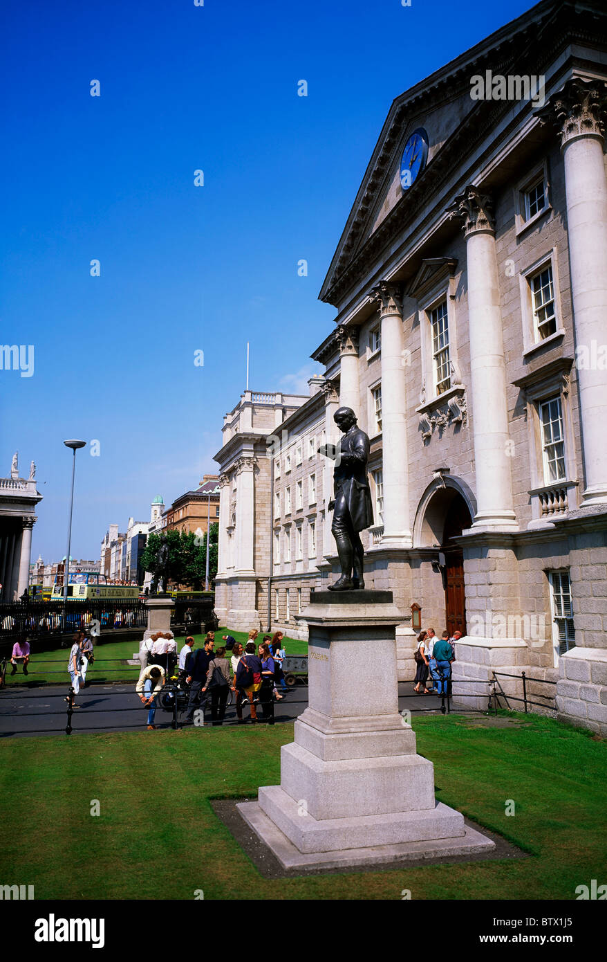 Trinity College, Co Dublin, Ireland; Front Entrance Stock Photo - Alamy