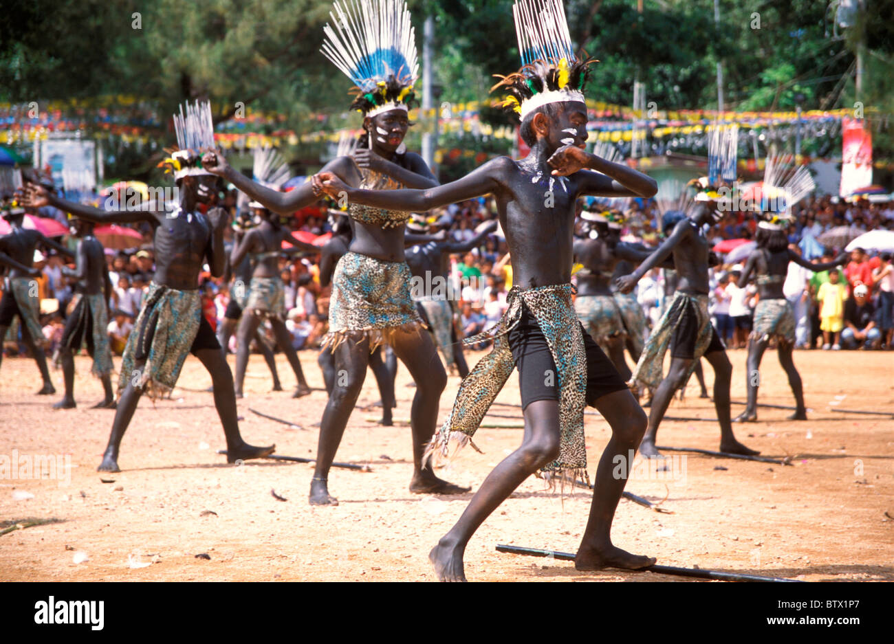 Performers involved in the tribal-style dancers and performances during ...