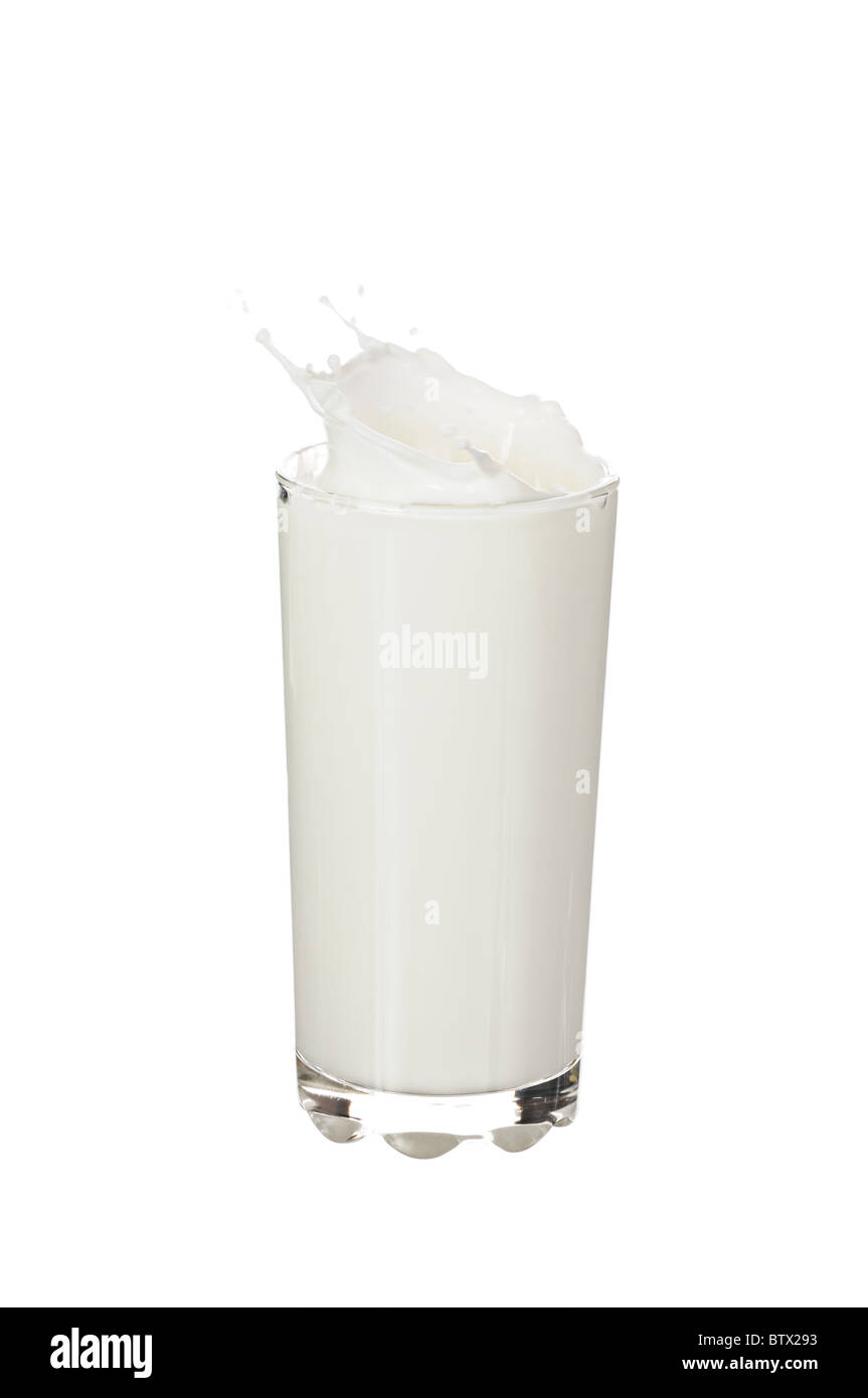Spilling milk Cut Out Stock Images & Pictures - Alamy