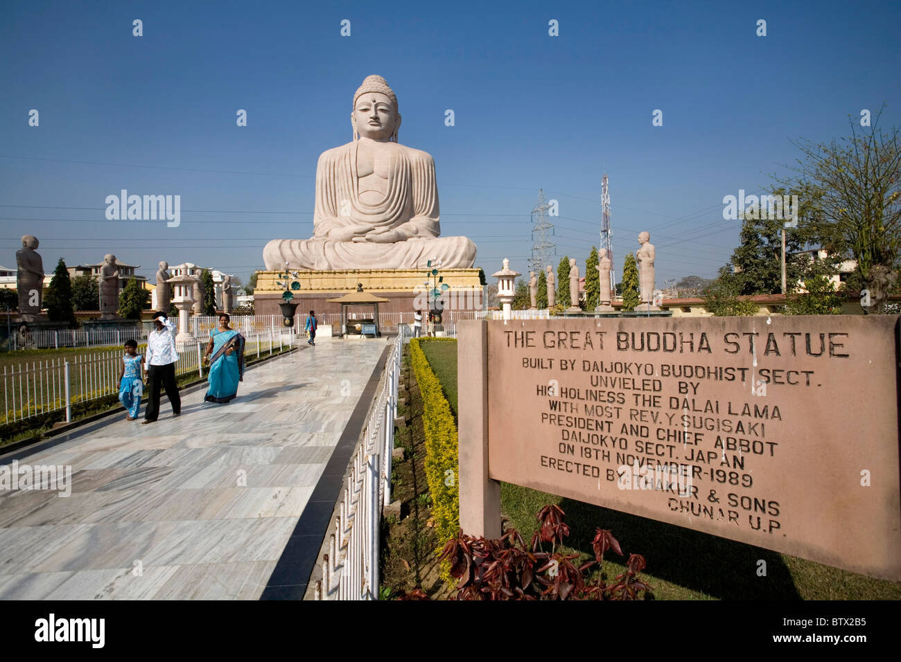 The great Buddha Statue in Bodhgaya, Bihar, India Stock Photo - Alamy