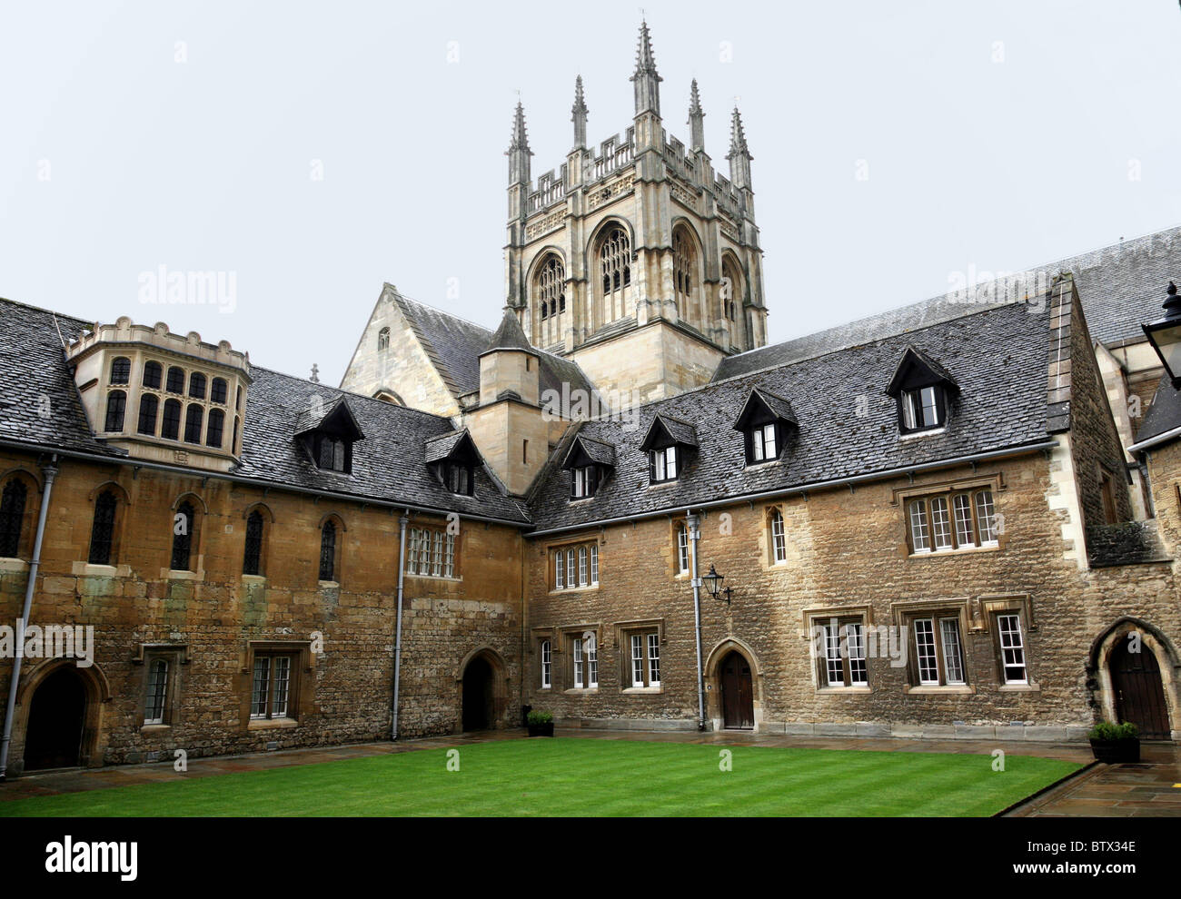Merton college tower hi-res stock photography and images - Alamy