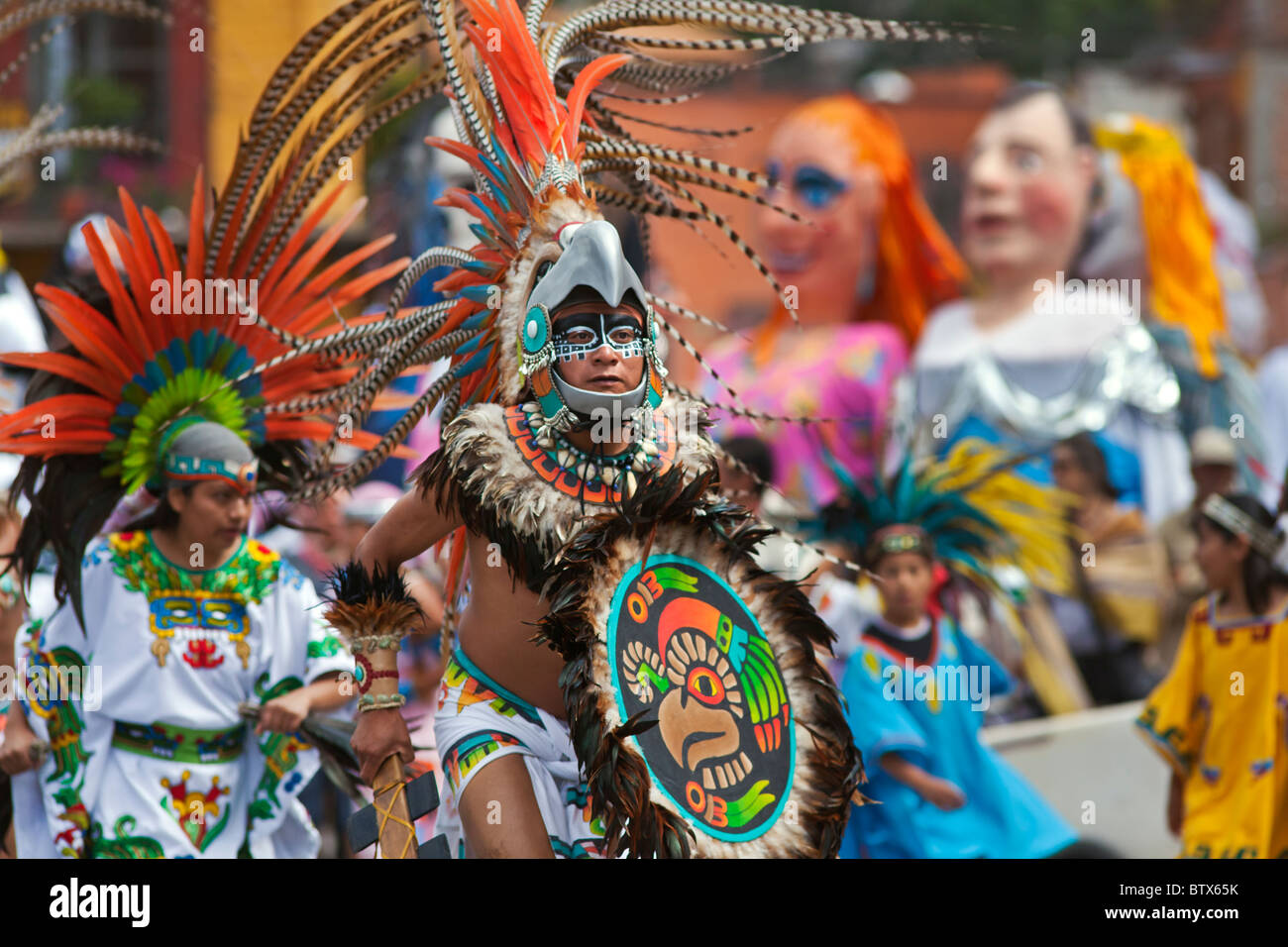 NATIVE DANCE TROUPES from all over MEXICO celebrate of San Miguel ...