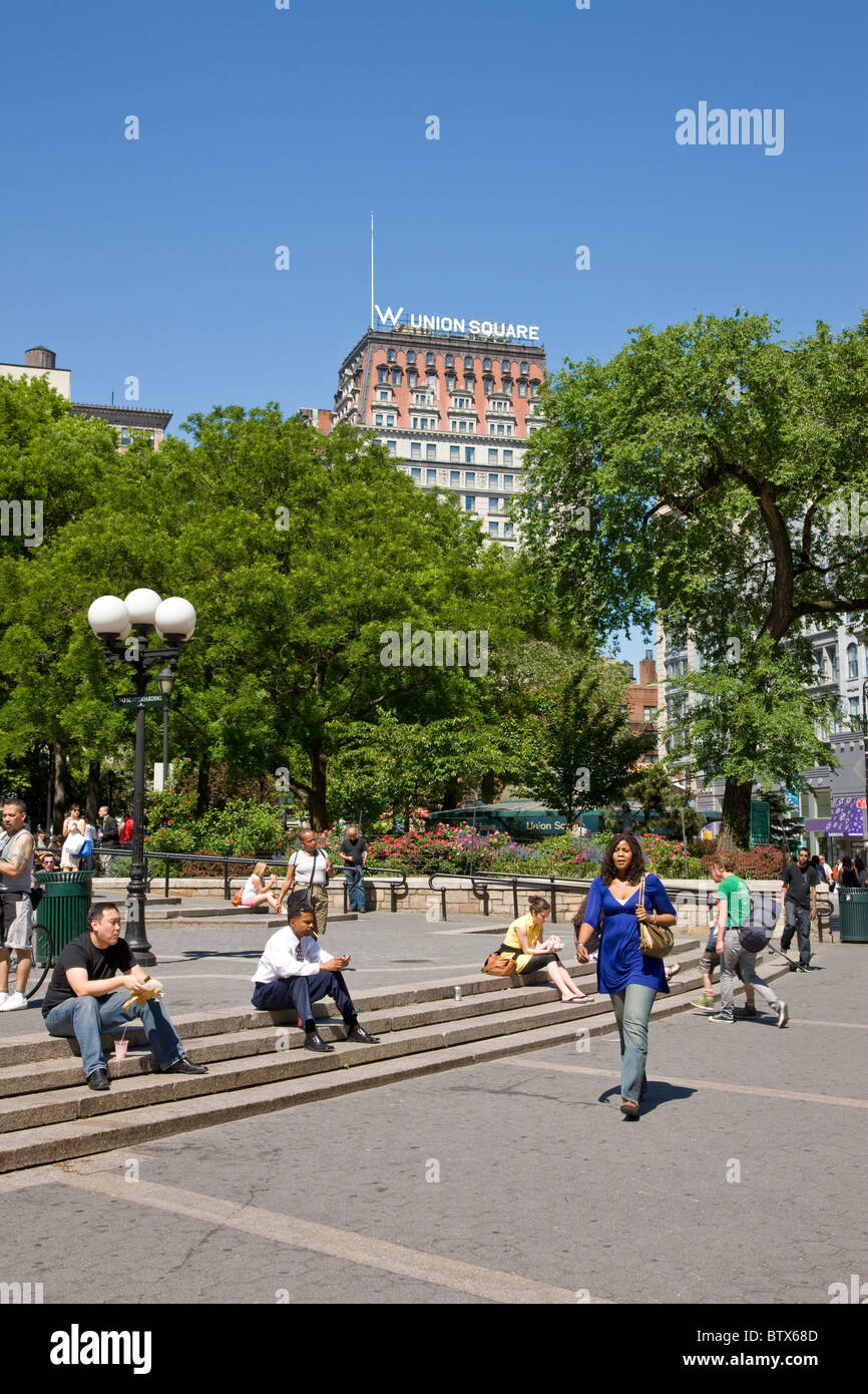 Union Square Park Stock Photo - Alamy