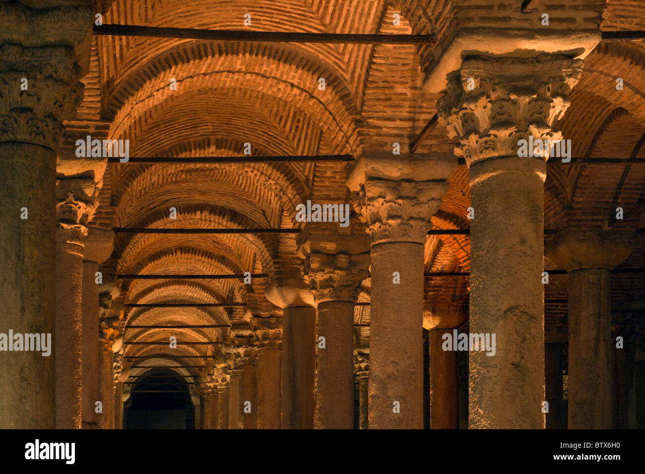 Underground cistern, Basilica, Istanbul Turkey Stock Photo - Alamy