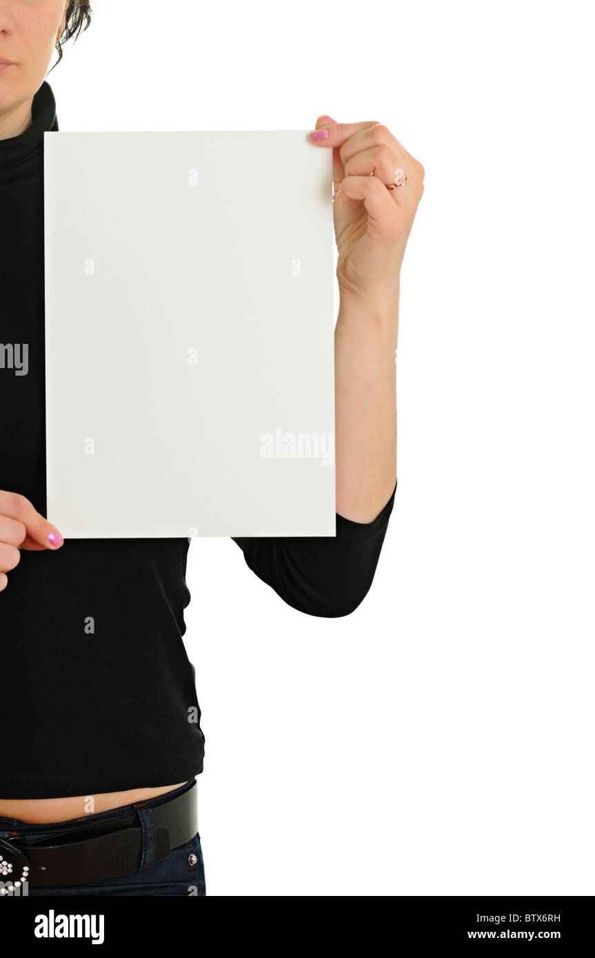 empty sheet of paper Stock Photo - Alamy