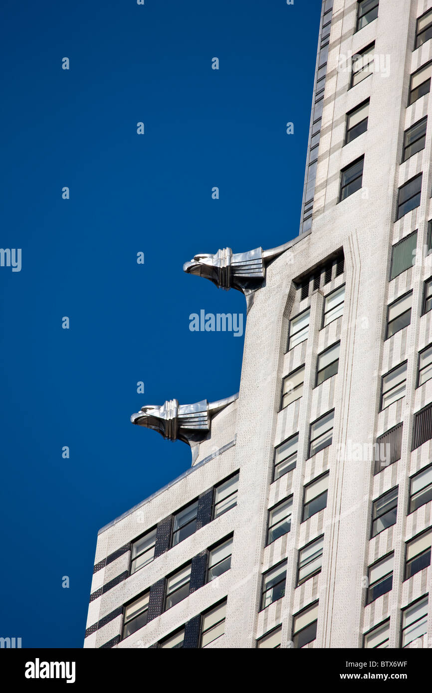 Statues on the Chrysler Building, New York Stock Photo - Alamy